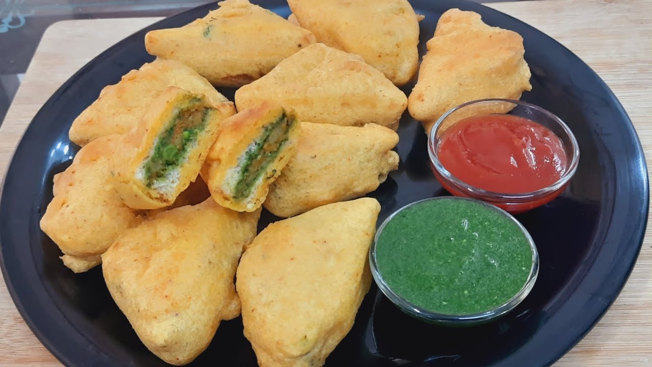 Mini Bread Pakoda | हलवाई स्टाइल ब्रेड पकोड़ा बनाने की विधि | Bread ...