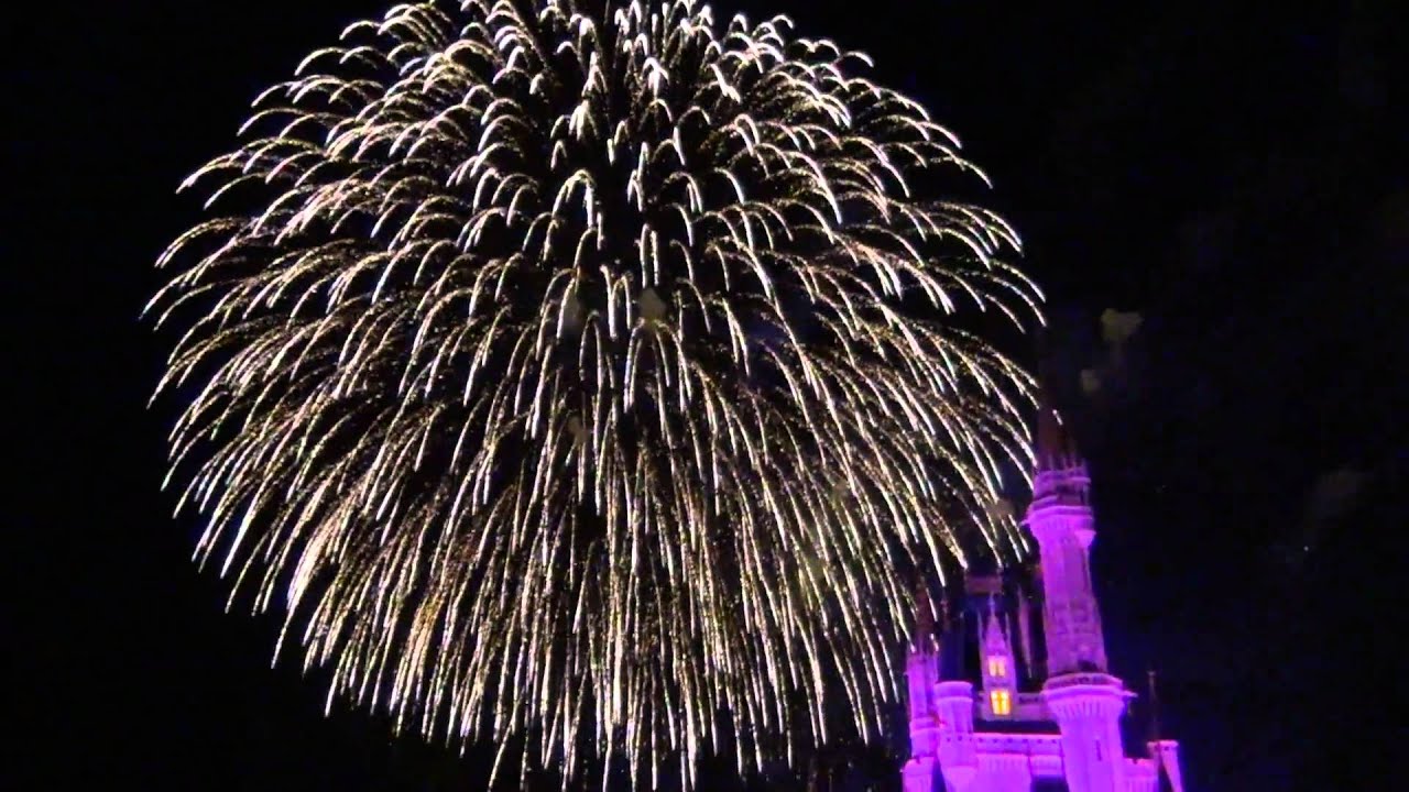 Magic Kingdom Fireworks Finale - YouTube