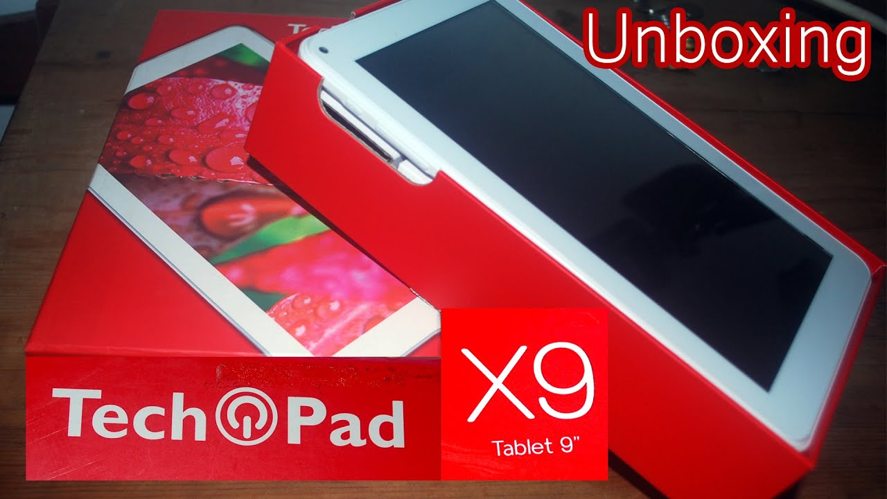 Unboxing Tablet 9" Techpad X9 - YouTube