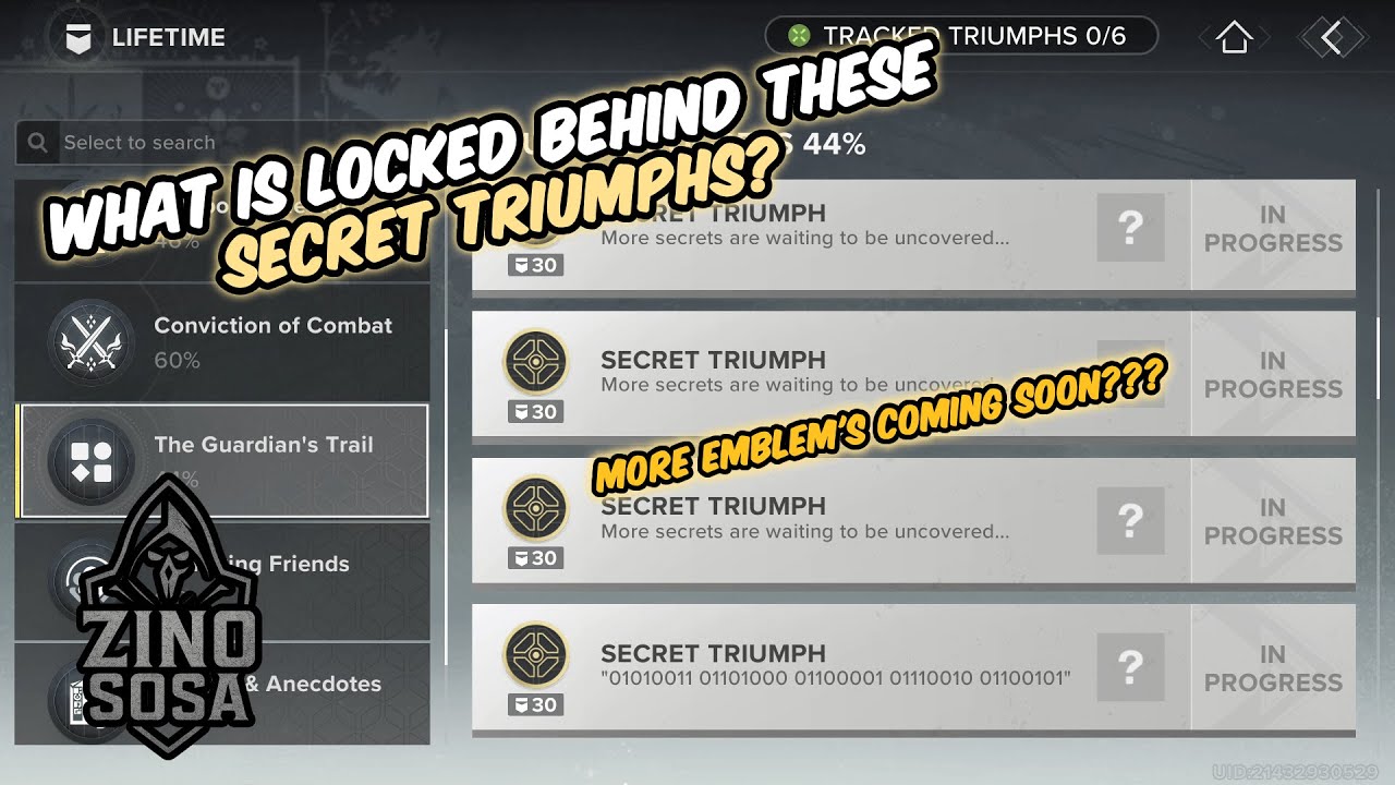 How to get the Iron Bar Emblem - Are Secret Triumphs Hiding More ...