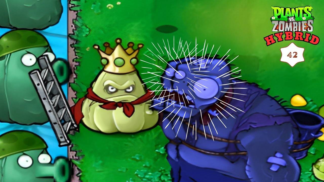 PvZ Hybrid 2.3 #42 - Shadow Stream Golem King - YouTube