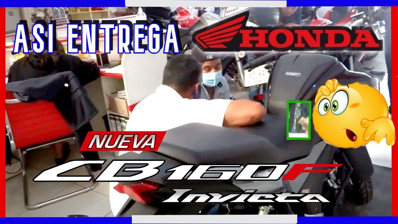 HONDA CB160F INVICTA-😱 ASI TE LA ENTREGAN EN LA AGENCIA😱- LIBRE ...