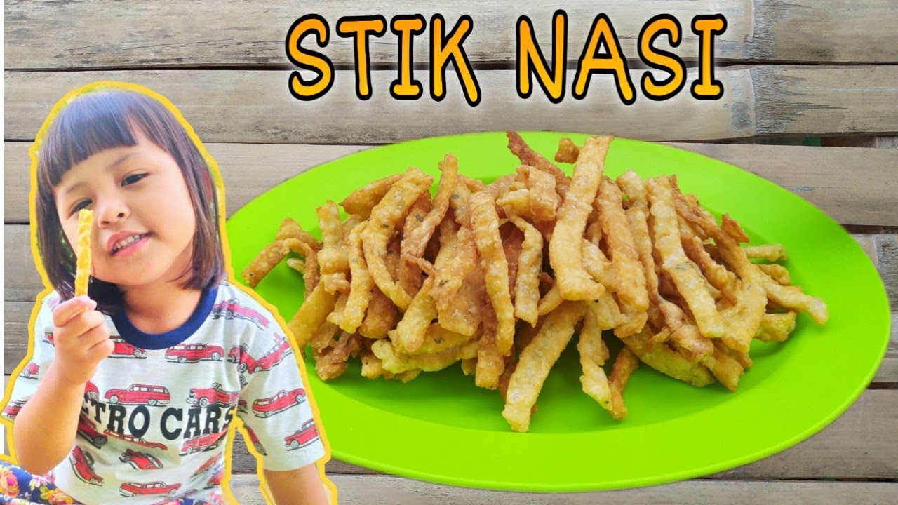 Bikin cemilan dari nasi | Stik nasi gurih dan renyah - YouTube
