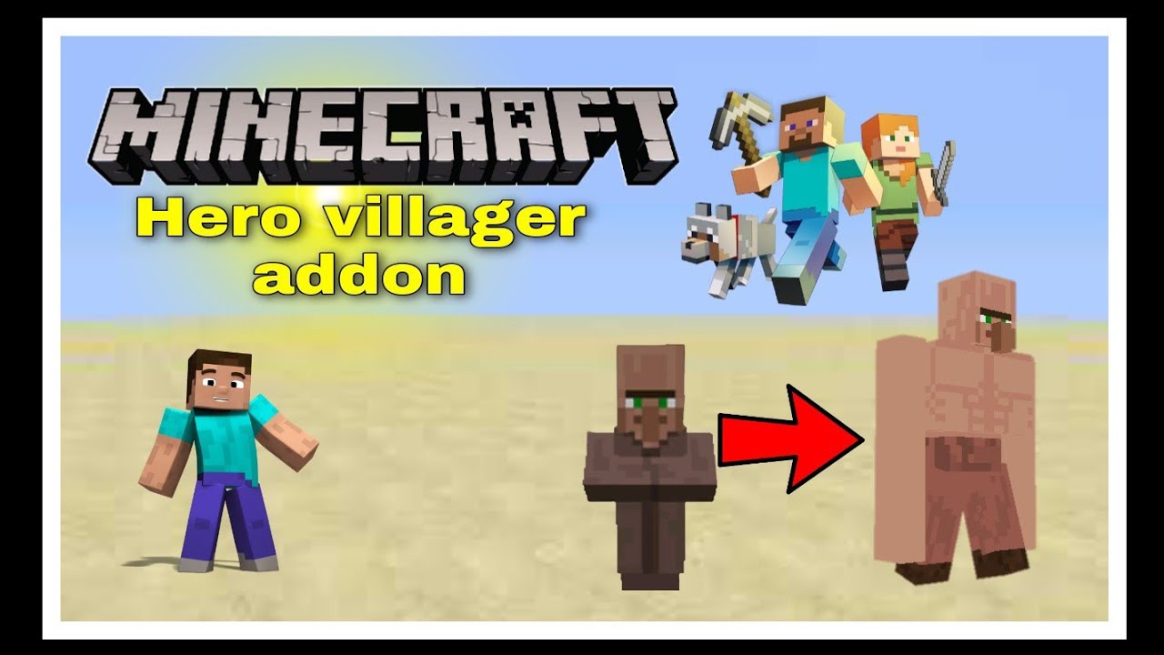 How to download hero villager addon in Minecraft pocket edition in ...