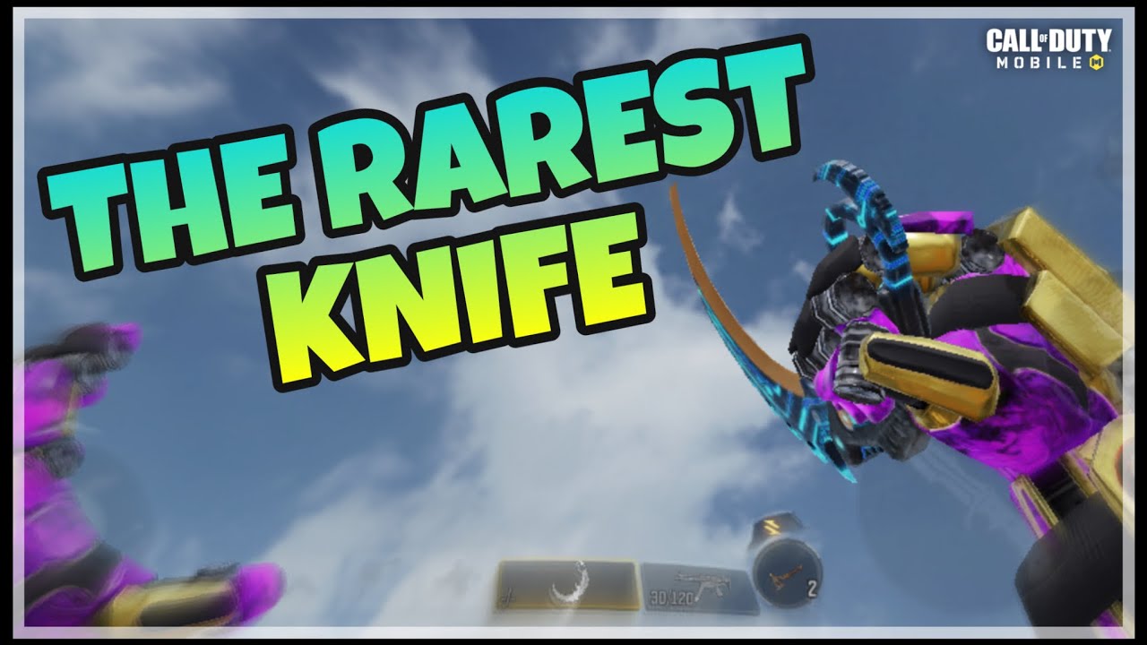 CODM GAVE ONE OF THE RAREST KNIVES AWAY | CALL OF DUTY MOBILE - YouTube