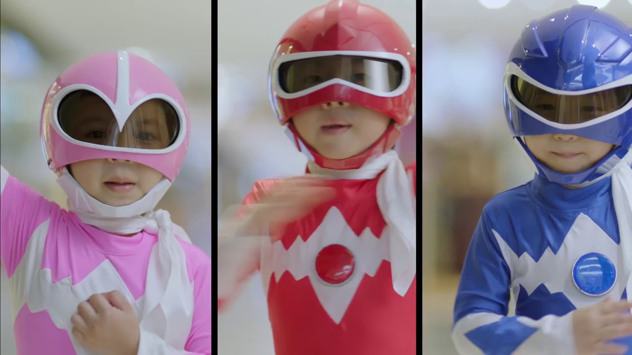 videos for kids! Power Rangers Megaforce, kids in the shopping!!! - YouTube