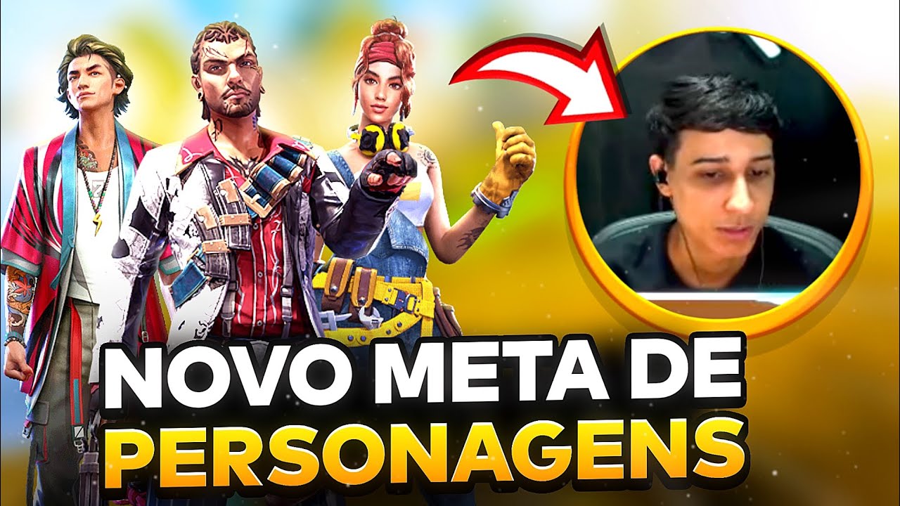 BAK: NOVO META NO FREE FIRE! COMBINAÇÕES DE PERSONAGENS MAIS APELÃO ...