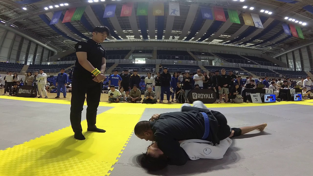 Mat 3 경기 75 결승전 전두민 v Thomas Jessop 블루벨트 남성부 마스터1 -88.3kg (리그로얄 9 부산 ...