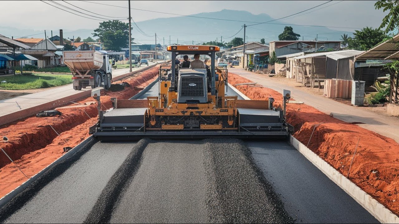 The best awesome gravel paver machine in cutting-edge technology used ...