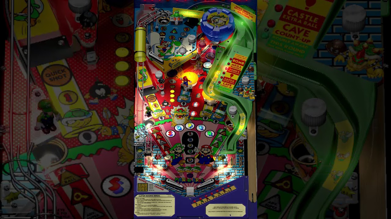 Super Mario Bros Virtual Pinball - YouTube