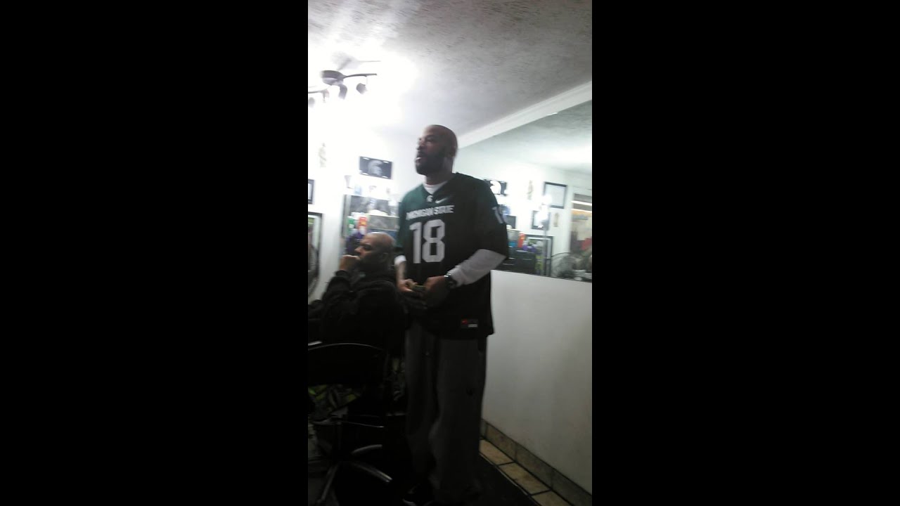 TRASH TALK AT THE BARBER SHOP - YouTube