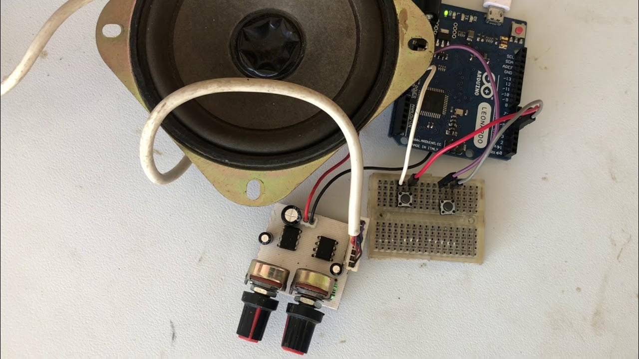 AMPLIFICADOR DE AUDIO| CONTROL DE VOLUMEN ANALÓGICO-DIGITAL| ARDUINO ...