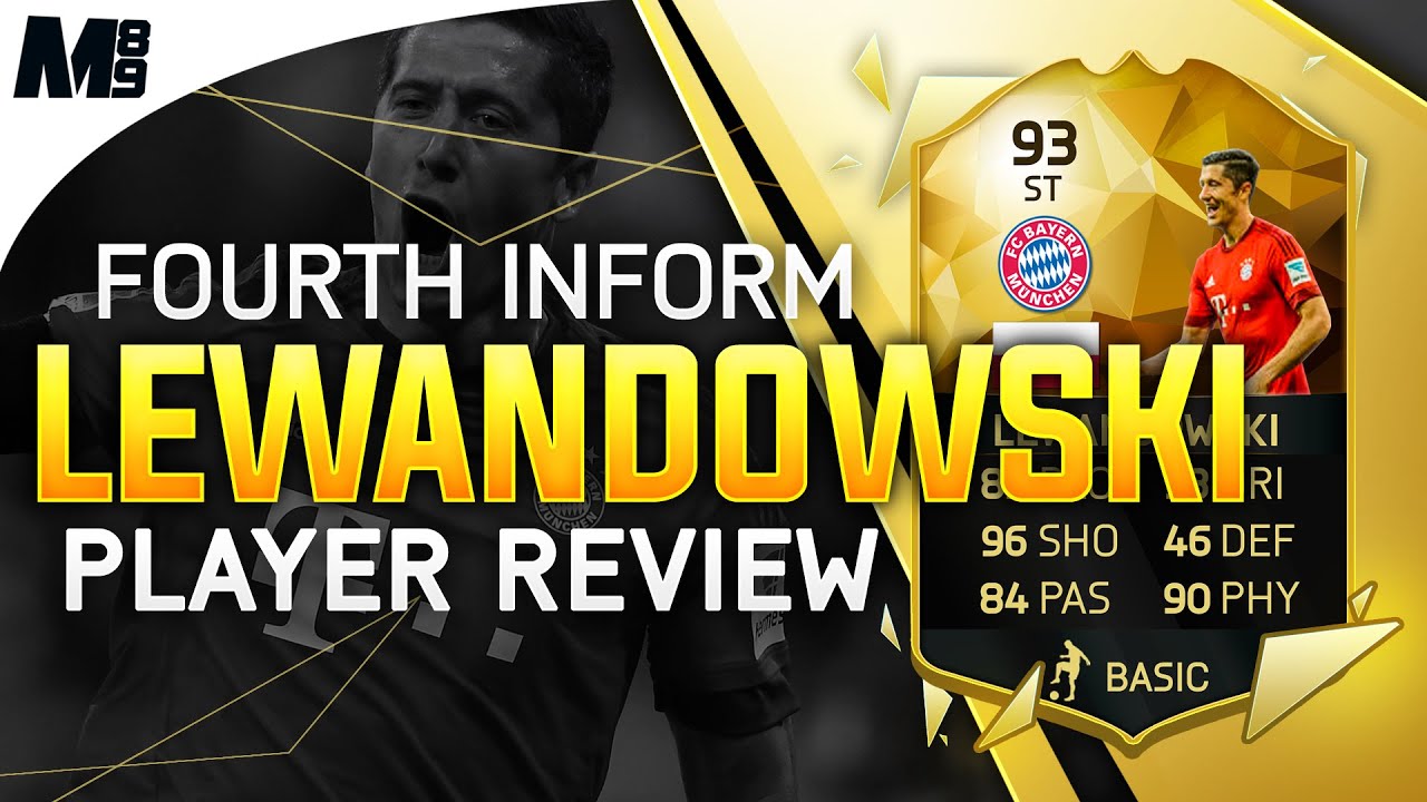 FIFA 16 FIF LEWANDOWSKI REVIEW (93) FIFA 16 Ultimate Team Player Review ...