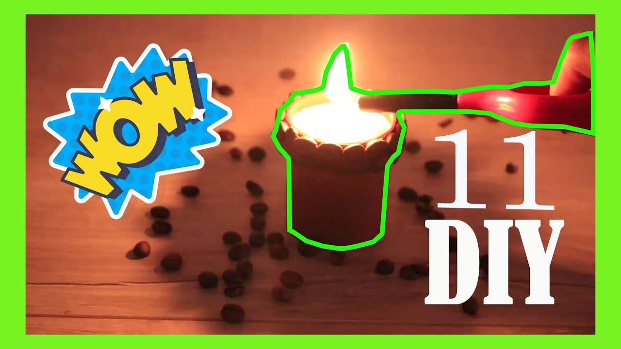 11 DIY MAGICAL LIGHTS AND CANDLES IDEAS - YouTube