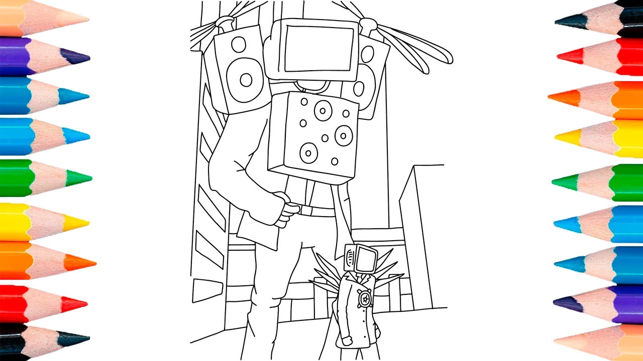 Titan TV Man Coloring Pages / Elektronomia [NCS Release] - YouTube