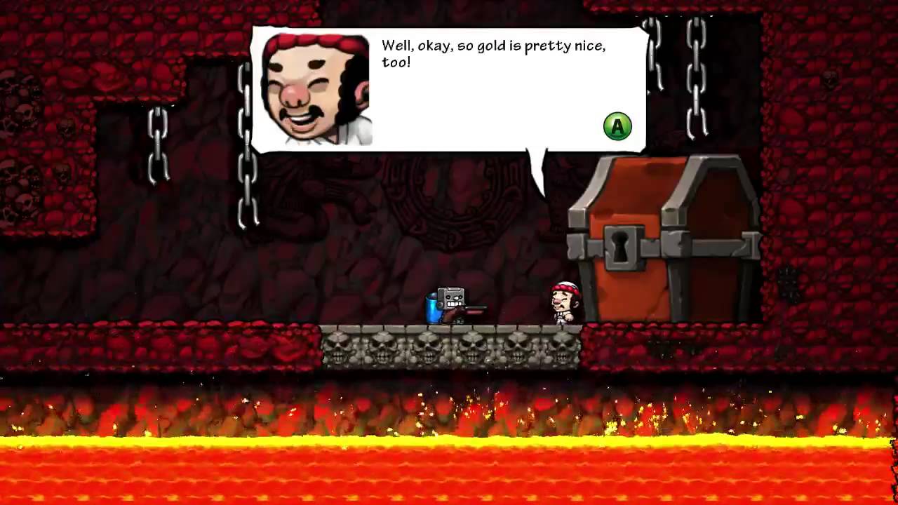 Spelunky HD - Hell 5 2 & King Yama Fight + Ending - YouTube