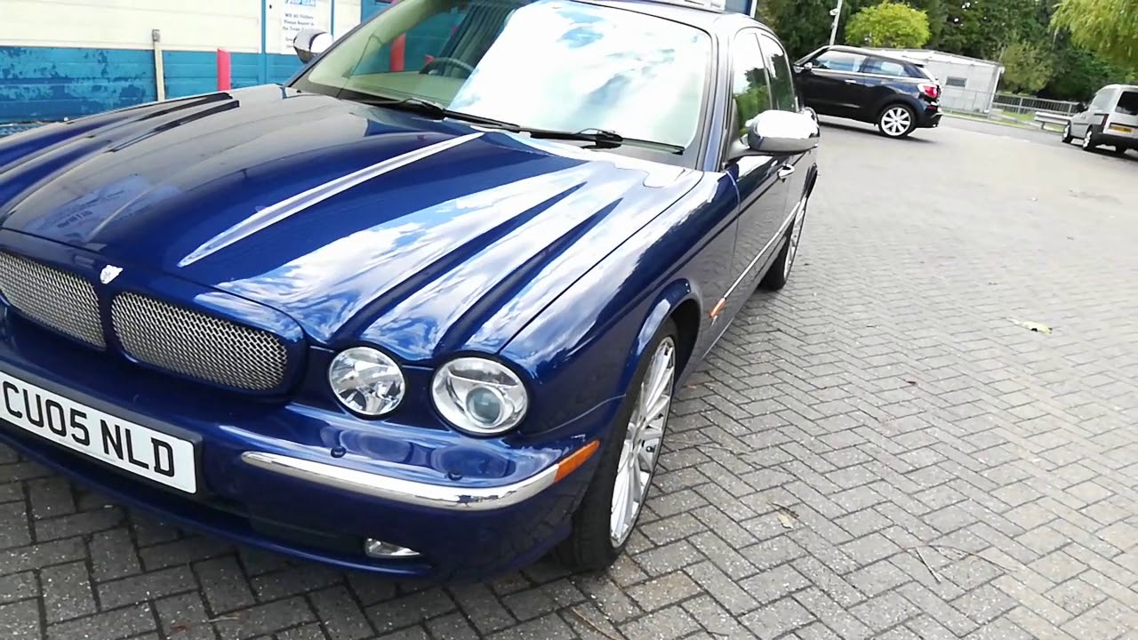 Jaguar XJR X350 in Pacific Blue - YouTube