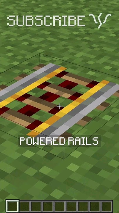POWERED RAILS that send REDSTONE SIGNALS!? | Redstone with PsiVolt #minecraft #redstone - YouTube
