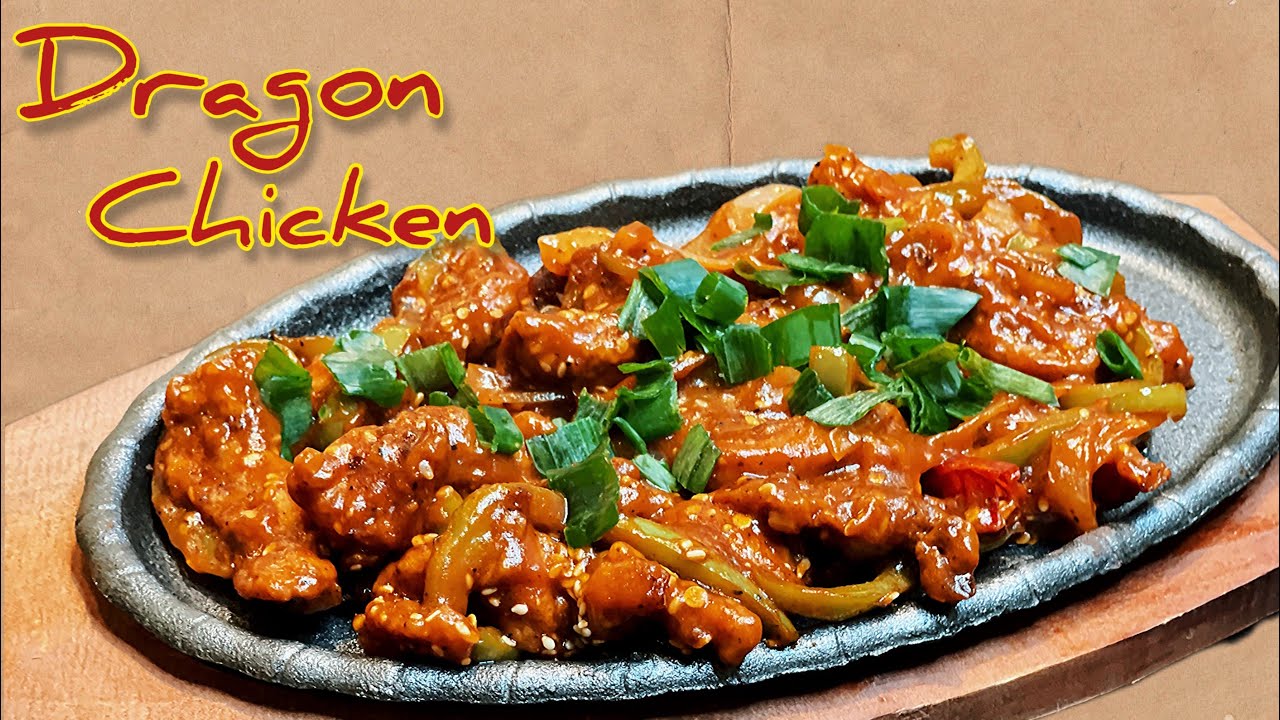 Dragon Chicken Recipe / Chinese dragon chicken / MyFoodSpace - YouTube