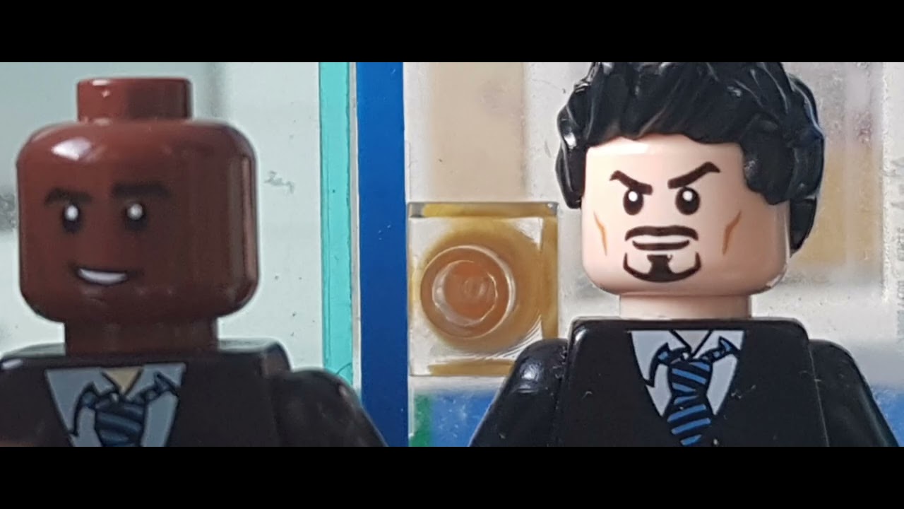 I am Iron Man scene in lego - YouTube