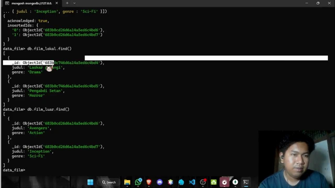 Rahmat Rahmadi / D0223327 || CRUD menggunakan MongoDB - YouTube