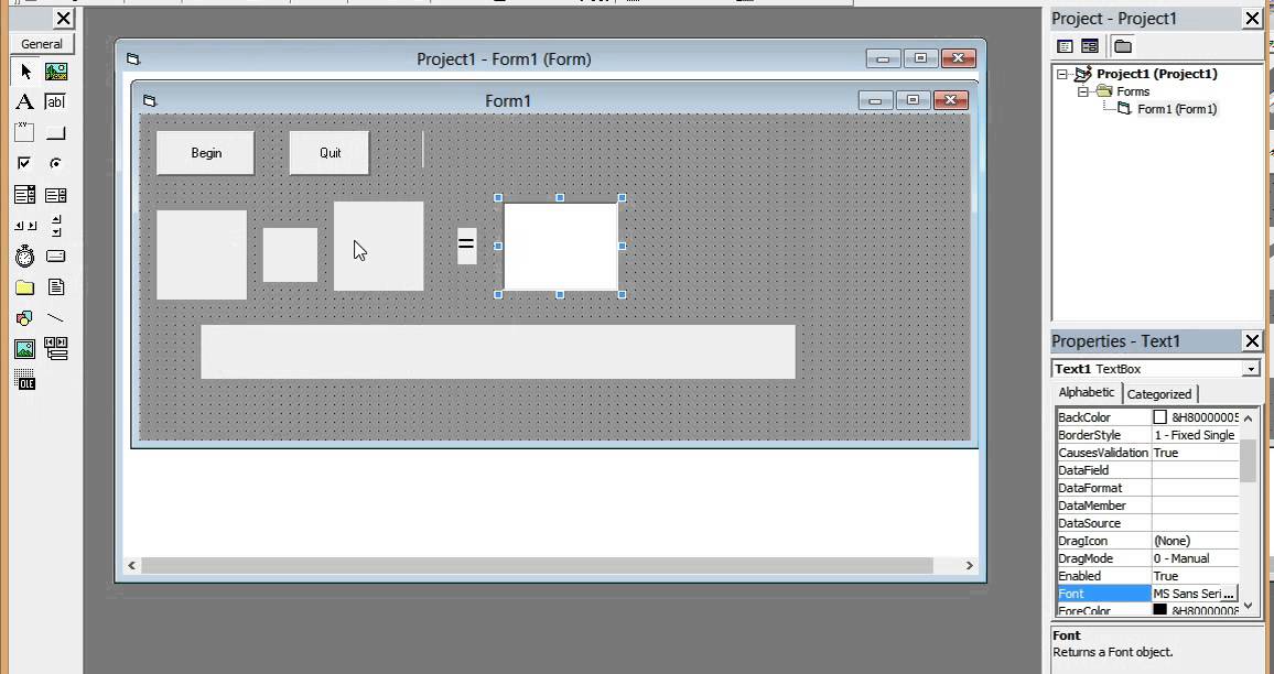 Visual basic Math game part 1 - YouTube