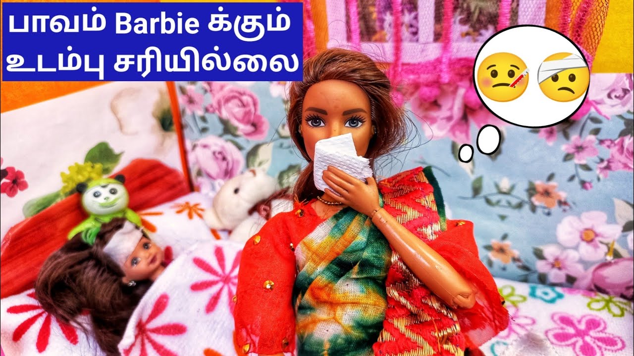 Pregnant Barbie Doll Sick😔/ Barbie Doll All Day Routine in Indian ...