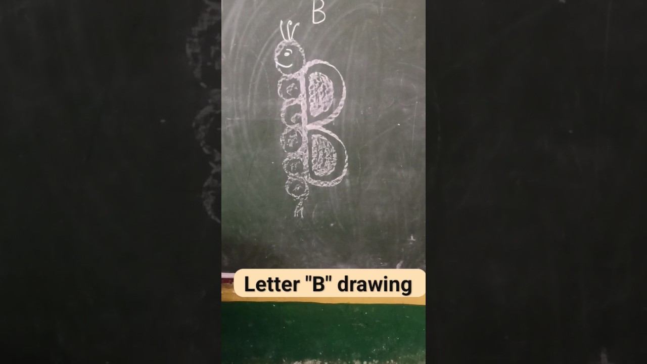 Letter "B" drawing #kid - YouTube