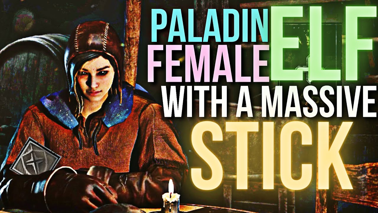 Paladin Elf Divine Protection + Smite | Dark and Darker - YouTube
