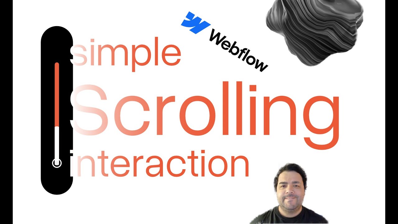 Create Stunning Scroll Interactions in Webflow | Step-by-Step Tutorial - YouTube