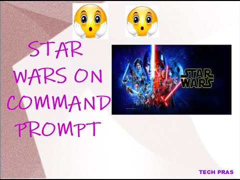 see movie in command prompt!! cmd hack!! star wars - YouTube