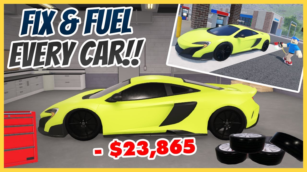 Fixing and Refueling EVERY Car In ERLC | Roblox Roleplay - YouTube