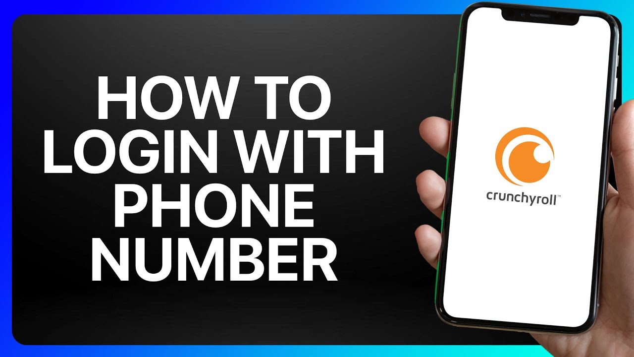 How To Login Crunchyroll With Phone Number Tutorial - YouTube