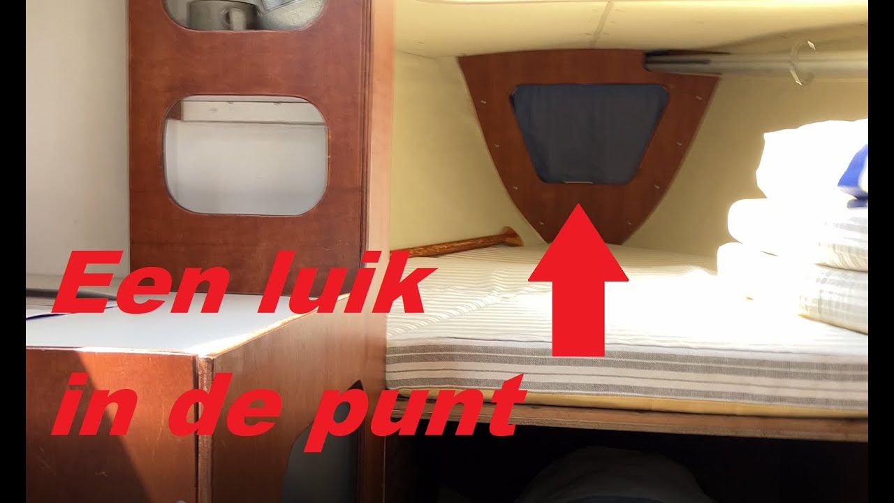 DIY - Een luik voor in de punt van de boot - Sailing Marieholm IF - YouTube