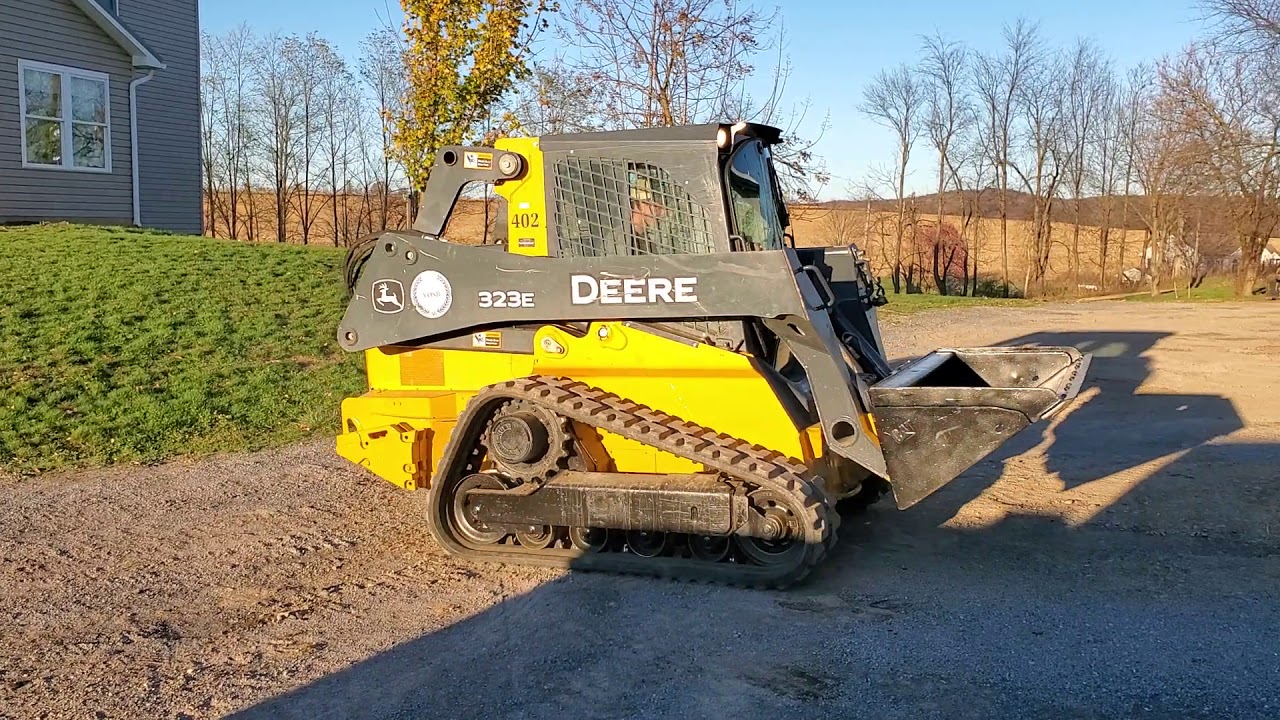 2018 Deere 323E Compact Tracked Loader: Running & Operating Inspection ...