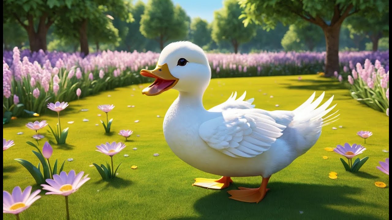 Ducky Flappy Wings Go Flap Flap Flap | Cute Duck Nursery Rhyme | Fun ...