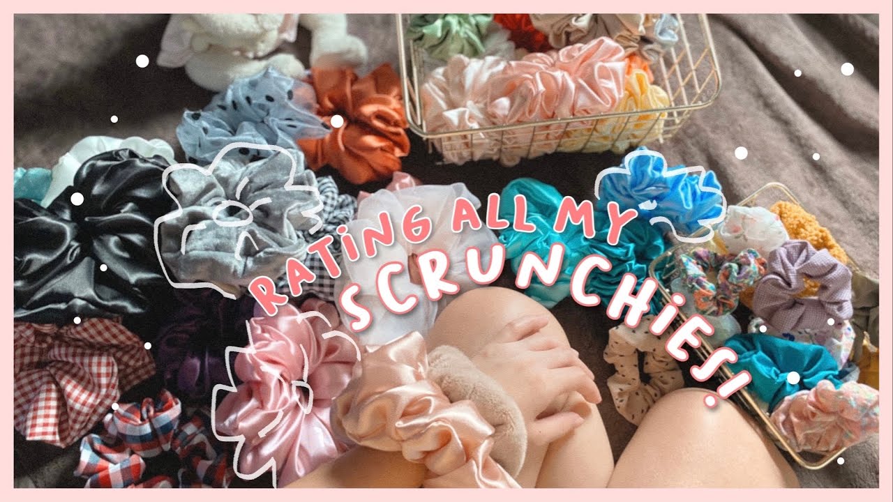my scrunchies collection— so far 👱‍♀️🎀 (rating all my scrunchies, lol🤣 ...