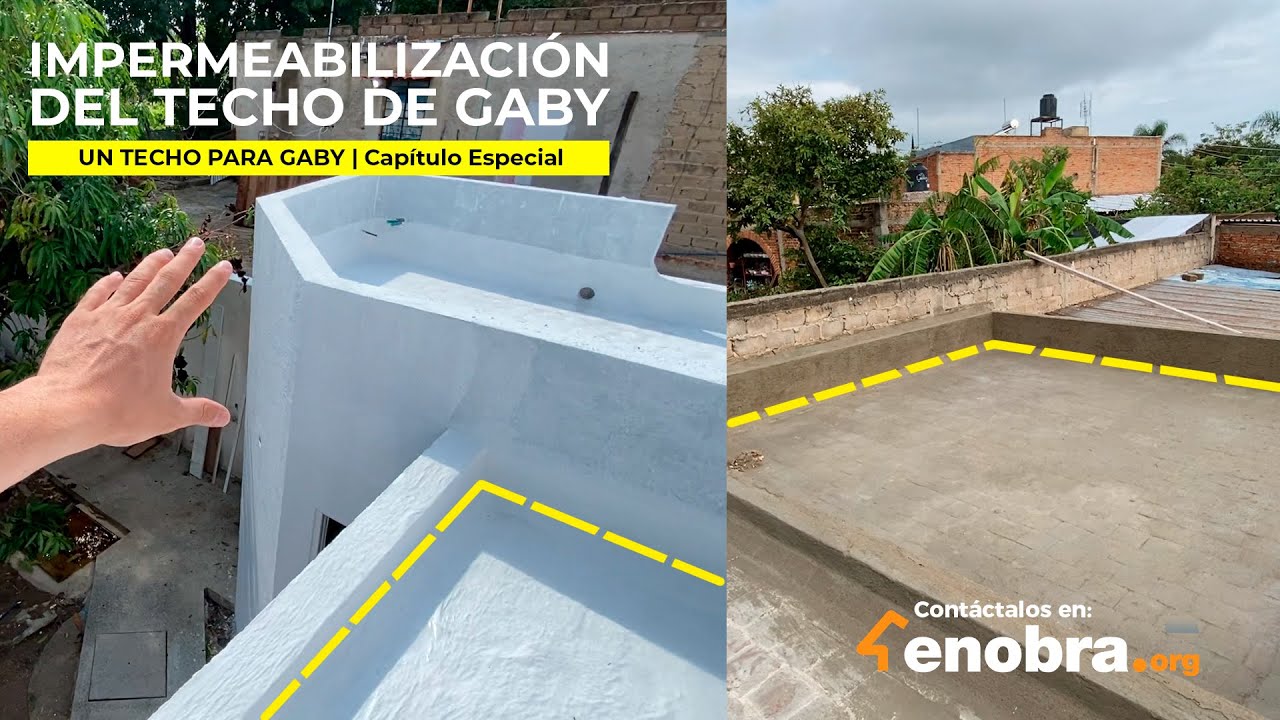 Así fue la IMPERMEABILIZACIÓN de AZOTEA y ENCALADO en CASA de GABY | Un ...
