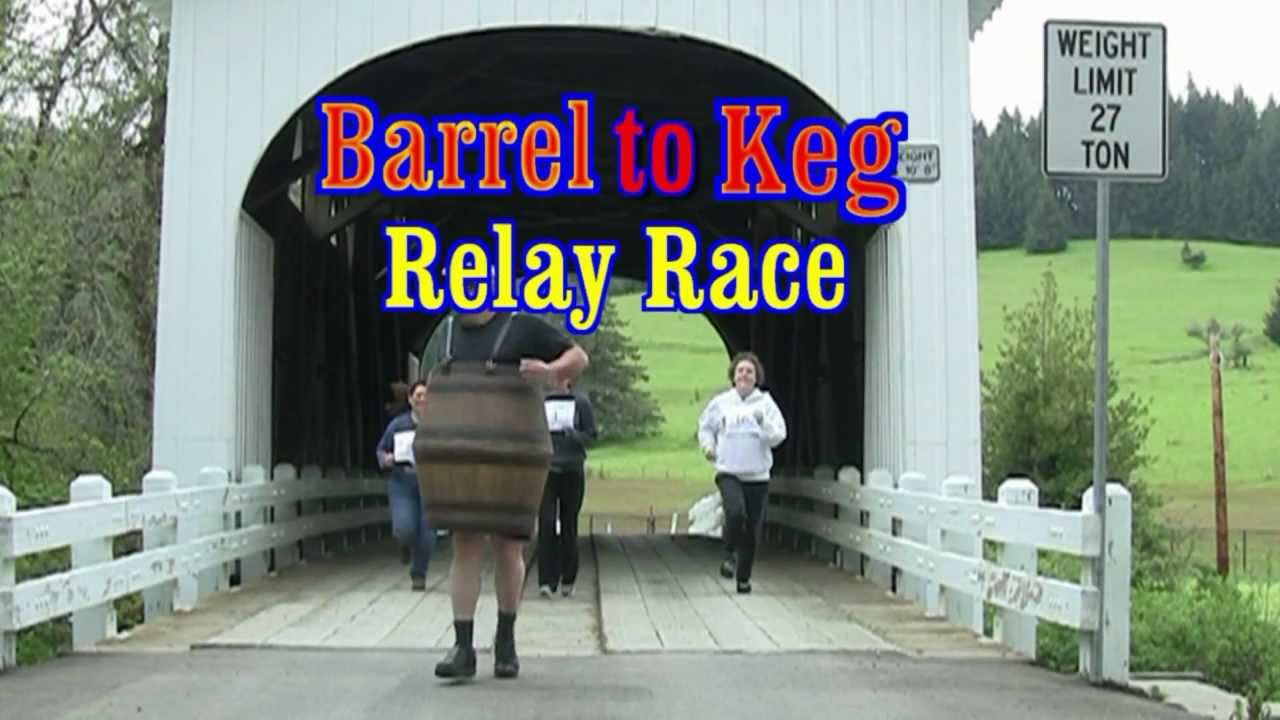 Barrel to Keg Relay Race - Sign up now! - YouTube