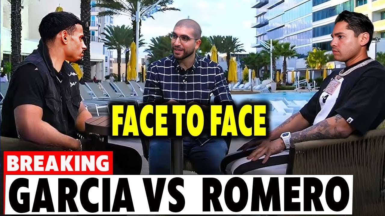 Ryan Garcia & Rolly Romero Go Face-to-Face in a Heated Showdown! - YouTube