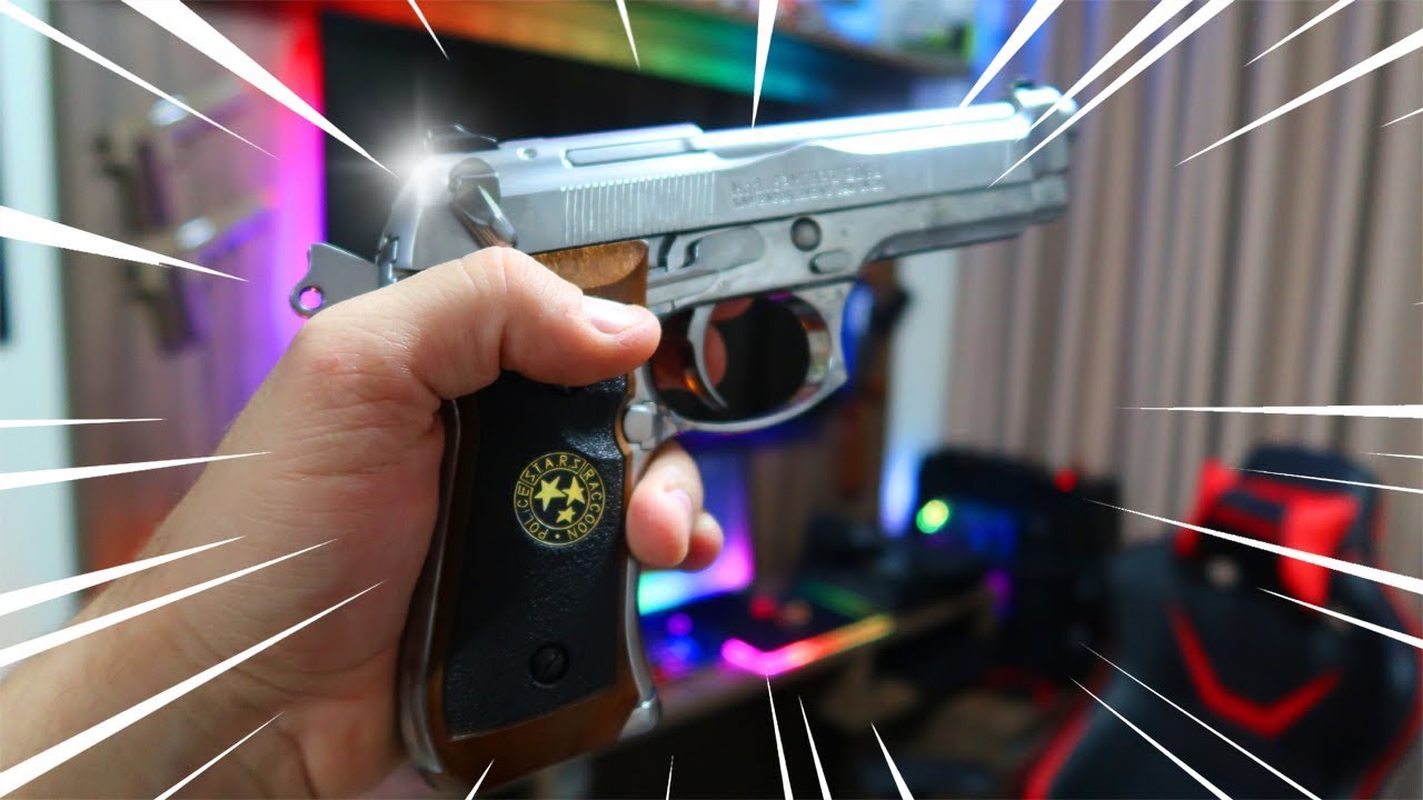 TESTEI UMA SUPER ARMA DE AIRSOFT - SAMURAI EDGE FULL METAL - YouTube