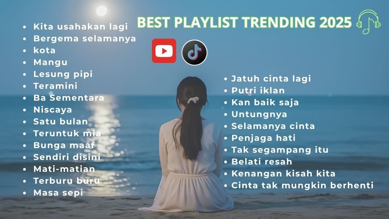 BEST Playlist trending 25 lagu Viral pop indonesia 2025 | Lagu Santai ...