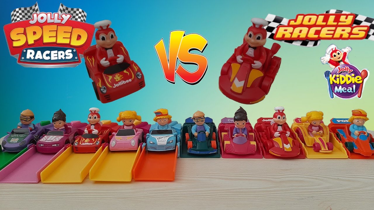 2020 JOLLIBEE Jolly Speed Racers VS Jolly Racers Kiddie Meal Complete ...