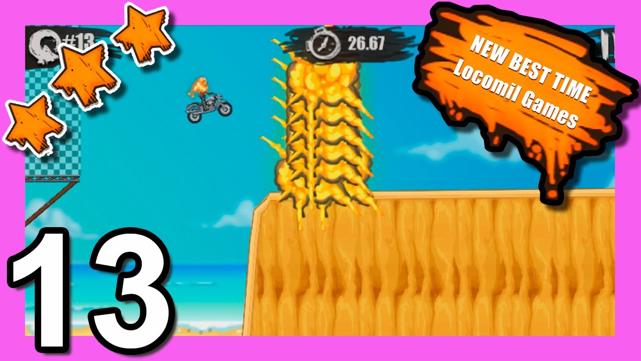 Moto X3M 3 Level 13 🏆 (27"17) 🏁 Best time 🏁 Y8.com - YouTube