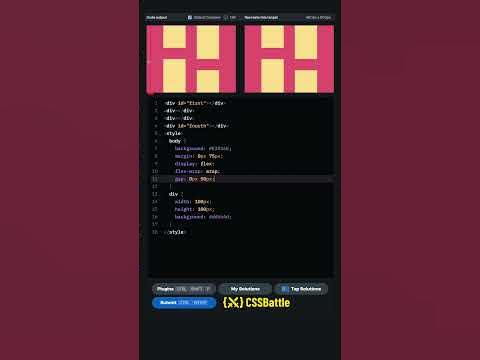 CSS Battle Daily Targets August 12 | Solution #cssbattle #codingshorts #coding #css #challenge ...