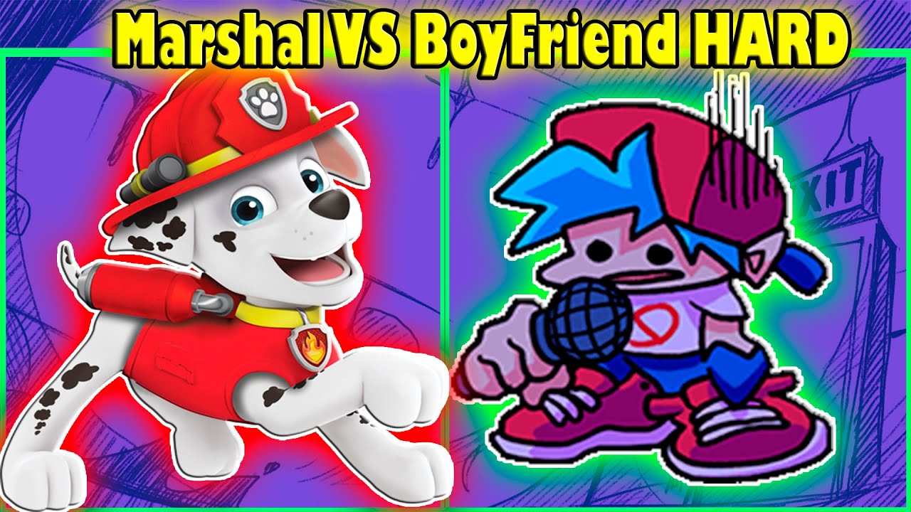 FNF - Marshal VS BoyFriend (Paw Patrol Funkin') (FNF Mod) - YouTube