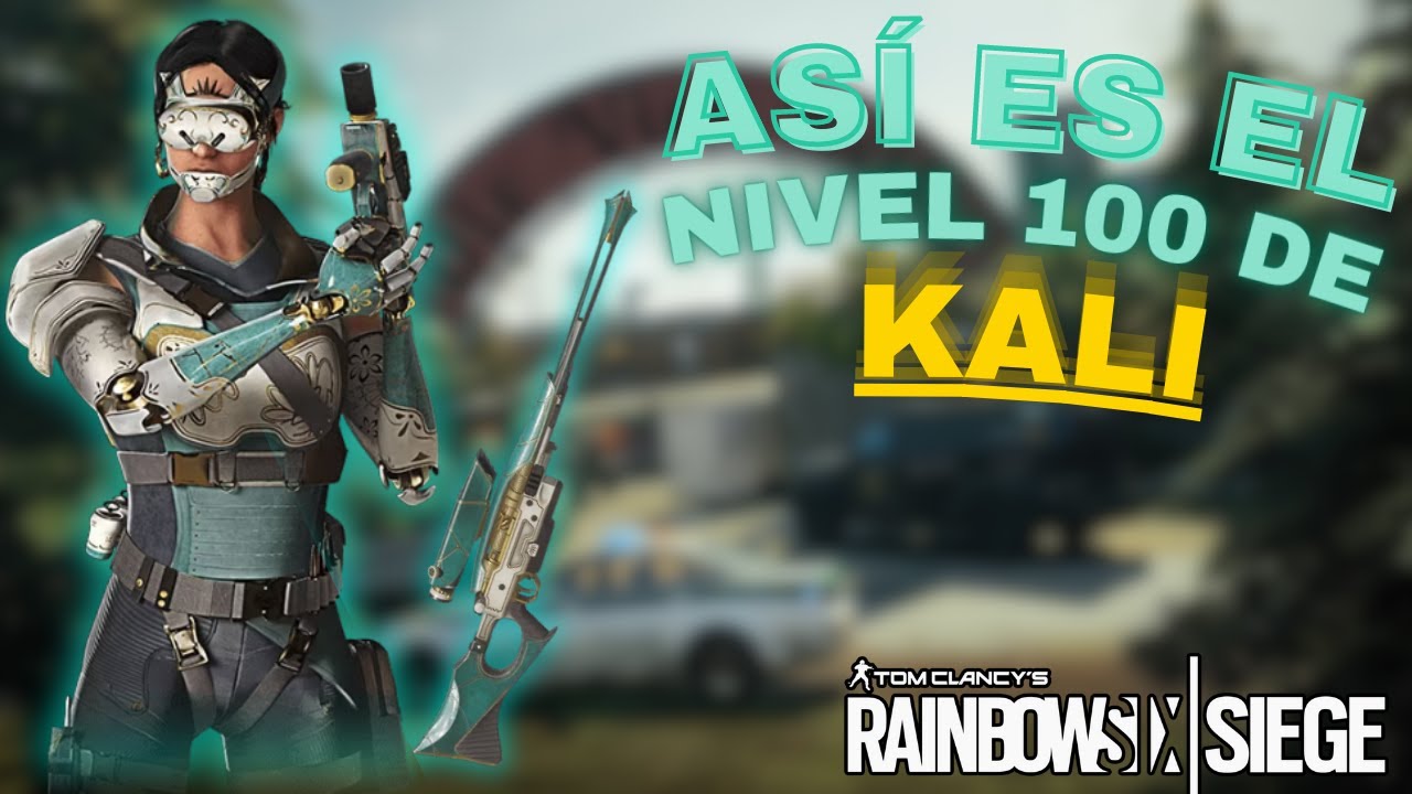 😍ESTA Es La SKIN De NIVEL 100 De KALI😍 | Dread Factor | Rainbow Six ...
