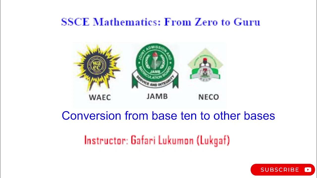 2. Conversion from base 10 to other bases (English) - YouTube