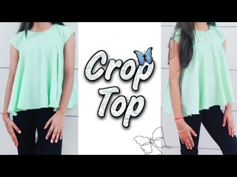 Crop Top Tutorial | New Design Crop Top Cutting And Stitching | Crop ...