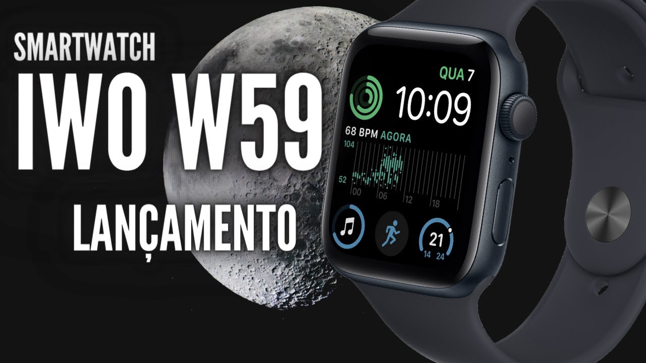 Smartwatch IWO W59 Lançamento! - Melhor que HK9 PRO E HK8 PRO MAX ...